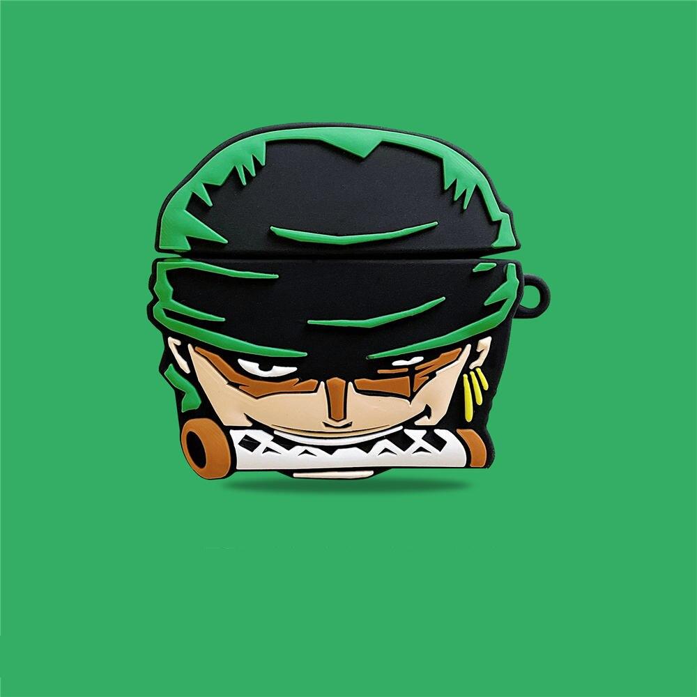 3D Roronoa Zoro Apple airpods pro 1 2 silicone protect box case - One ...