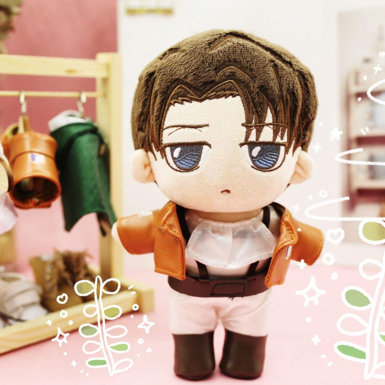 Attack On Titan Levi Plush 9 Inch Changeable Doll Anime Merch Gift ...
