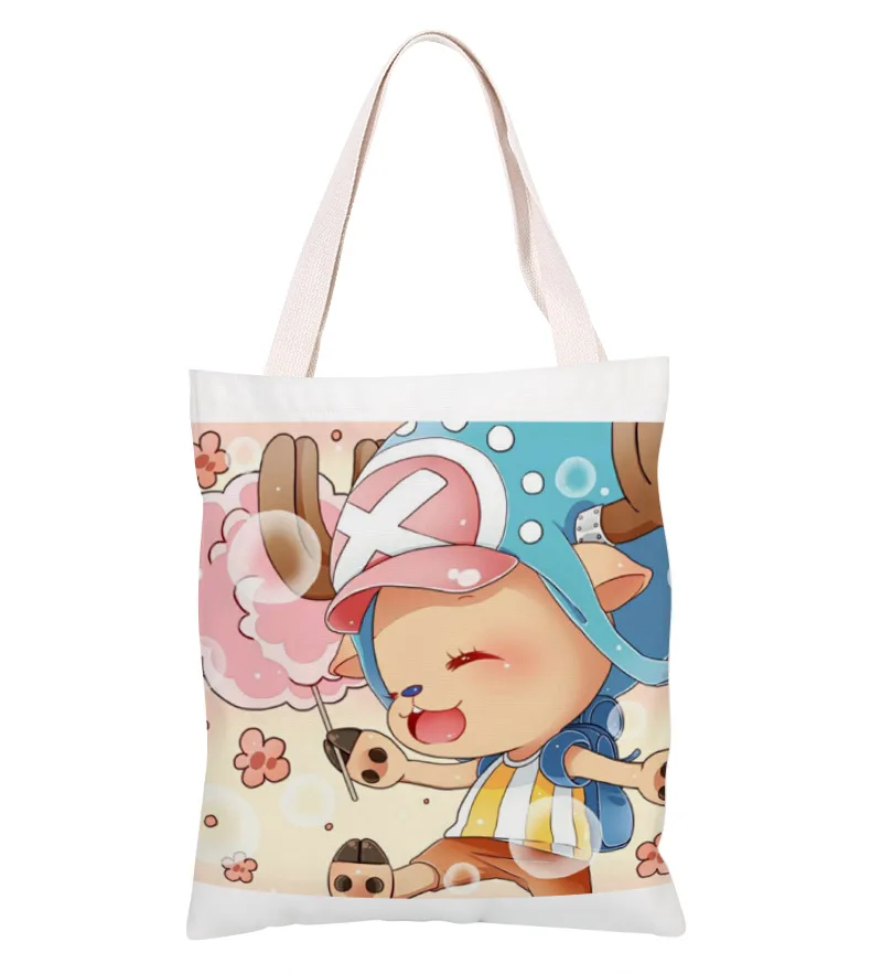 One Piece Monkey D Luffy Shopping Bag Anime Tote Eco-Friendly Reusable ...