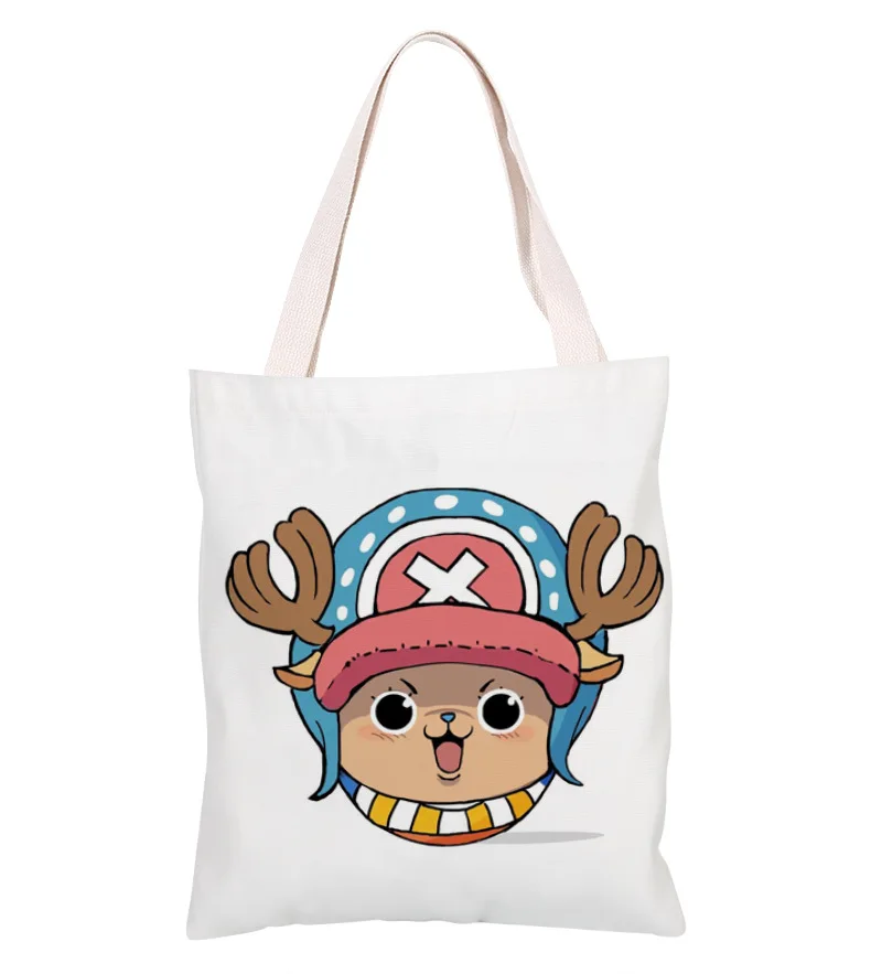 One Piece Monkey D Luffy Shopping Bag Anime Tote Eco-Friendly Reusable ...