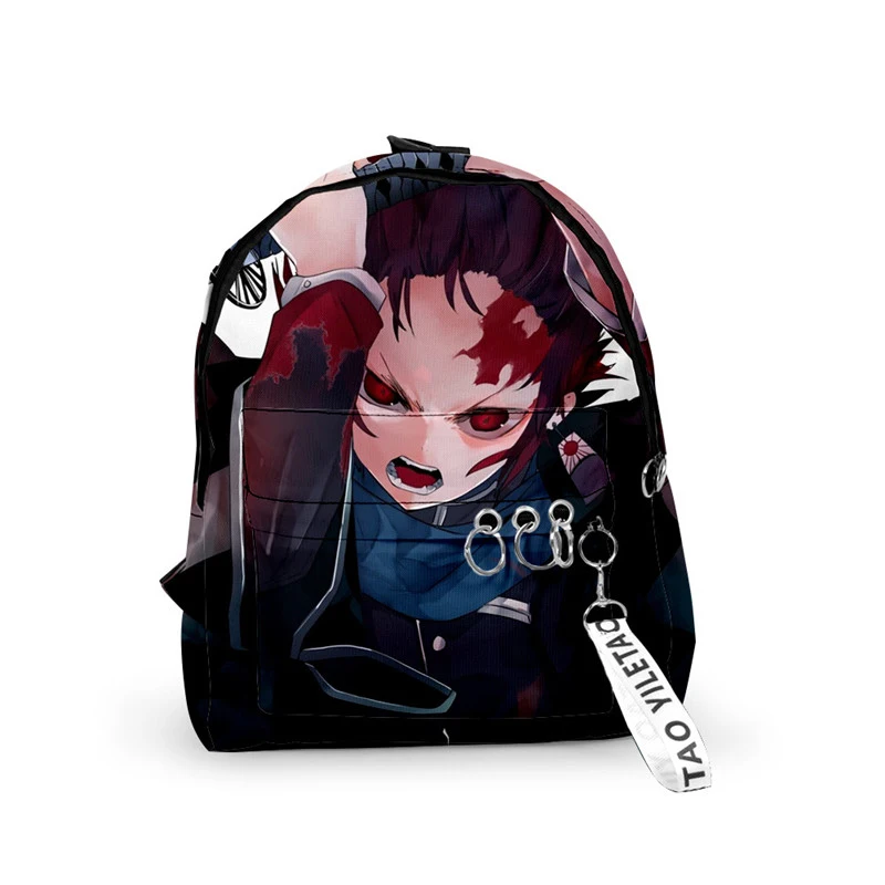 Tomioka Giyuu Kimetsu no Yaiba Demon Slayer Canvas Backpack Bag - One ...