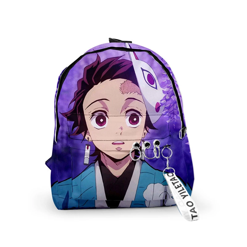 Tomioka Giyuu Kimetsu no Yaiba Demon Slayer Canvas Backpack Bag - One ...