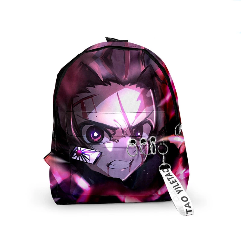 Tomioka Giyuu Kimetsu no Yaiba Demon Slayer Canvas Backpack Bag - One ...