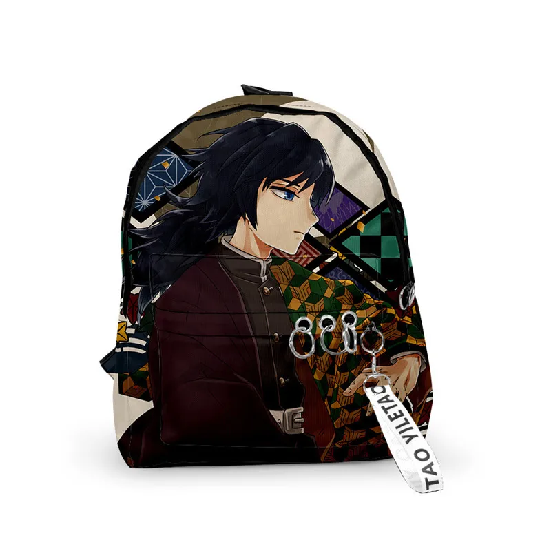 Tomioka Giyuu Kimetsu no Yaiba Demon Slayer Canvas Backpack Bag - One ...